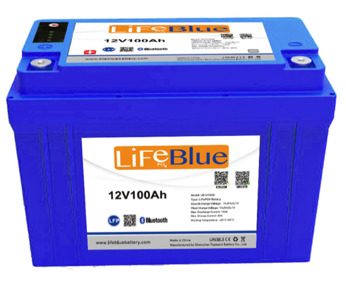 LiFeBlue Battery 12V, 100 Ah – Solar Advantage AZ
