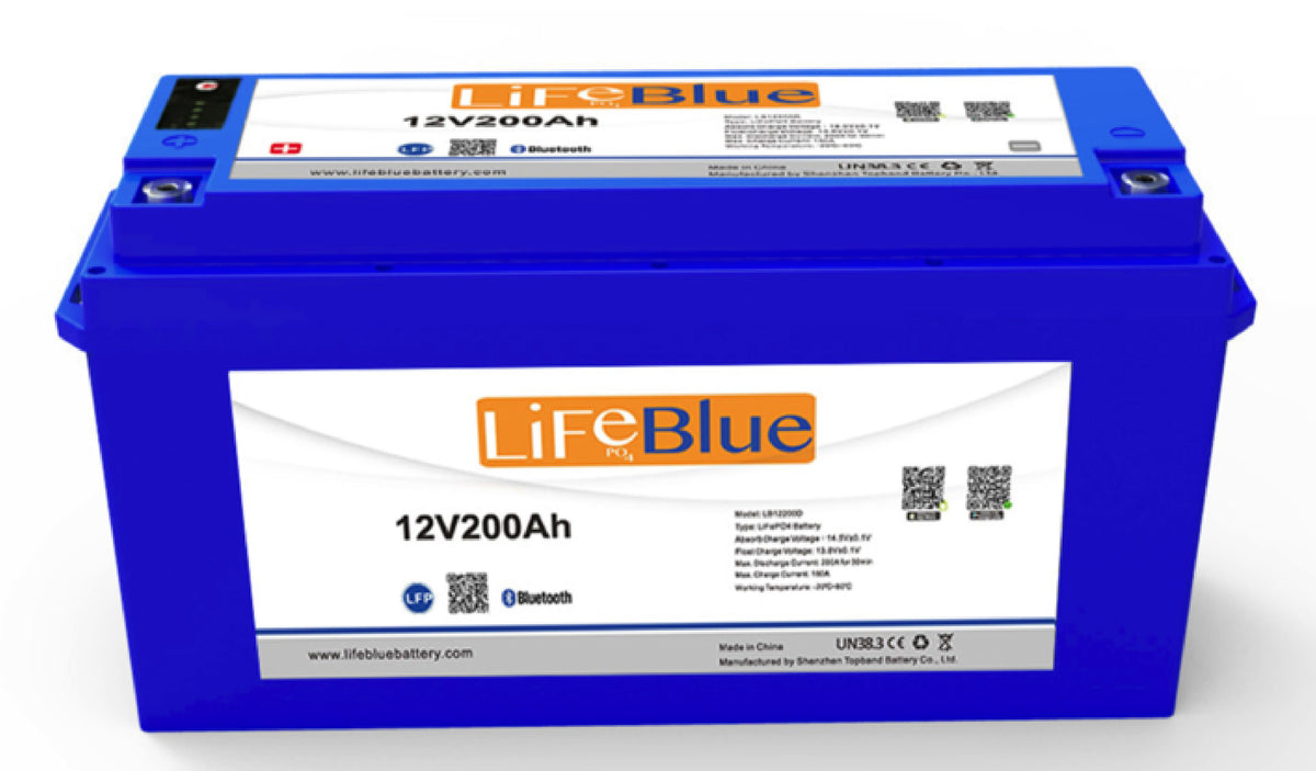 LiFeBlue Battery 12V, 200 Ah – Solar Advantage AZ